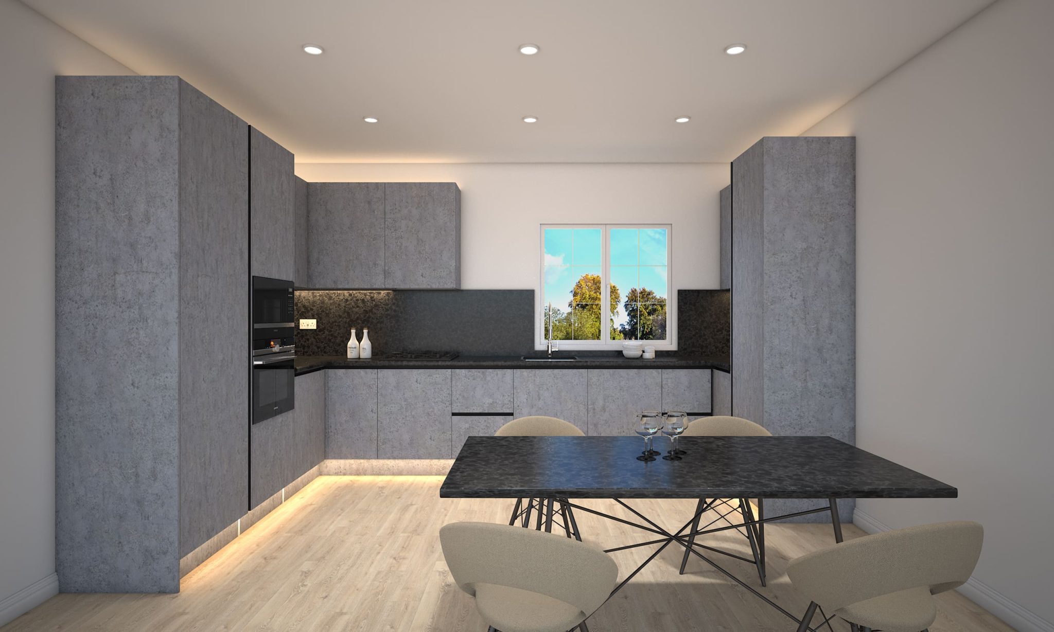 U-Shaped Kitchen Renders - Renders Point