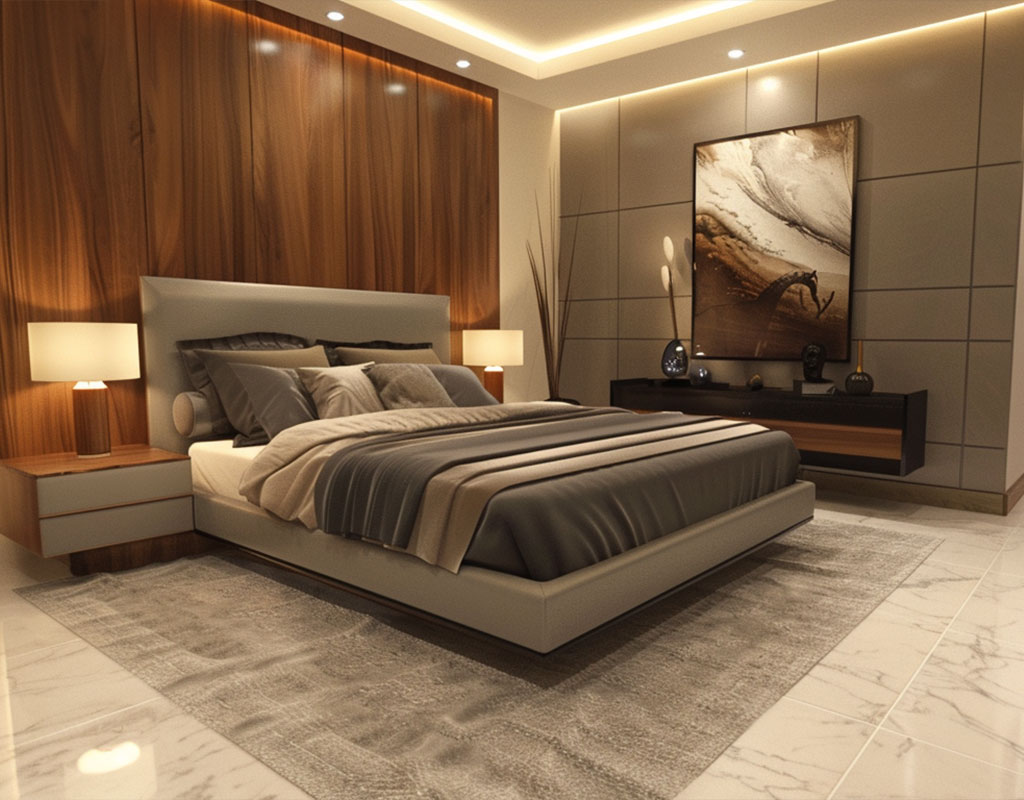 3D Bedroom Rendering Services | Renders Point