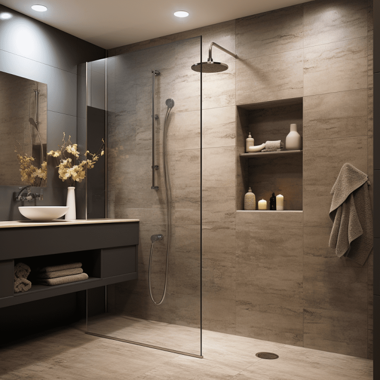 Add a shower ledge or niche - Renders Point