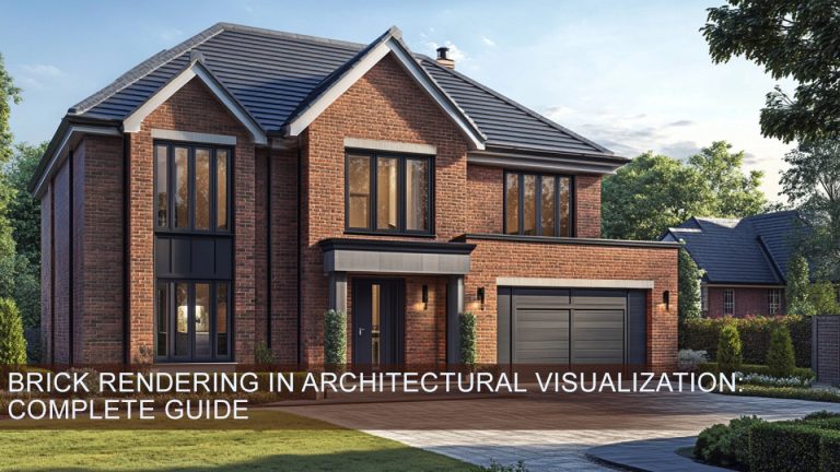 Brick Rendering in Architectural Visualization
